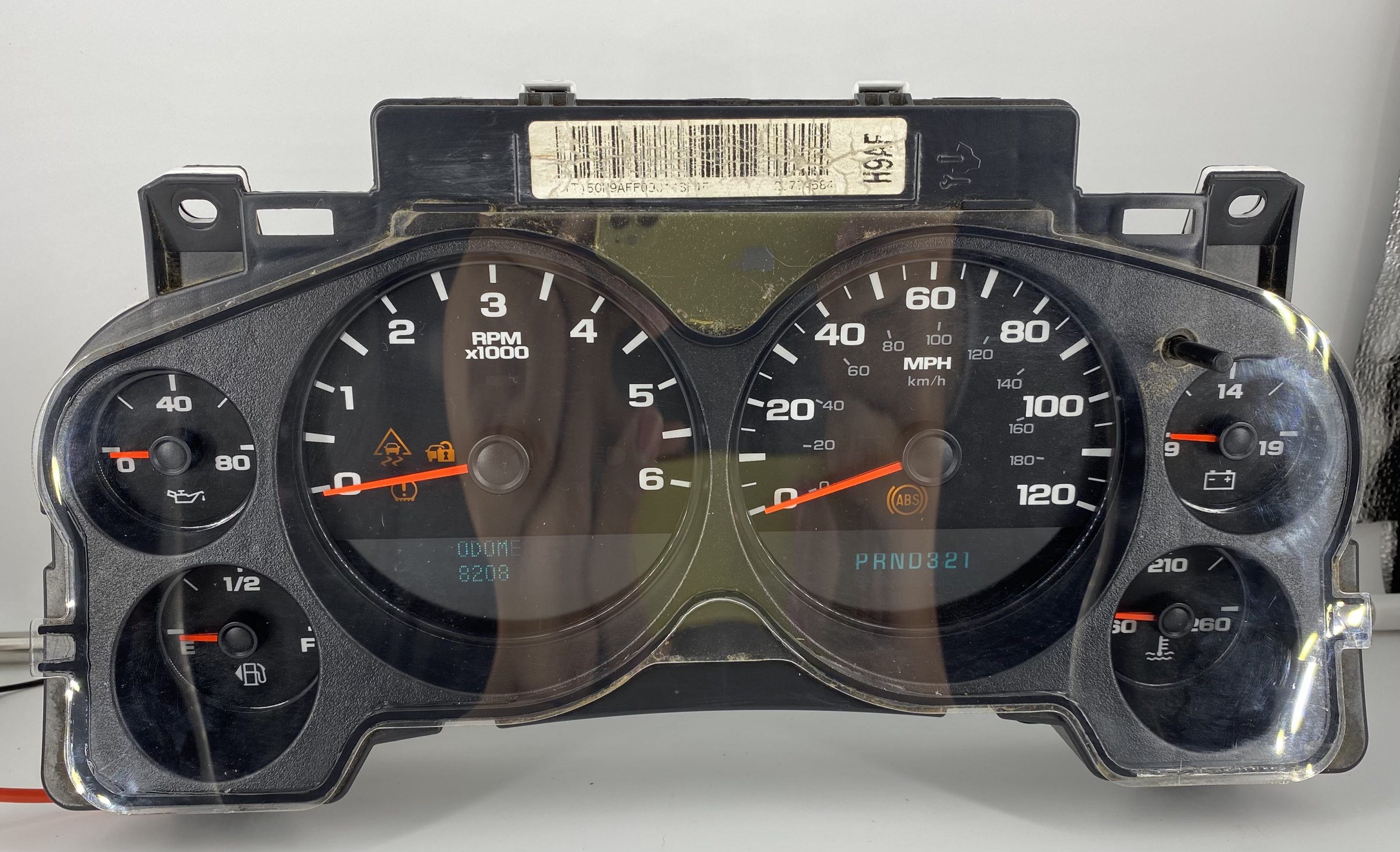 2009 CHEVROLET SILVERADO 1500 USED DASHBOARD INSTRUMENT CLUSTER FOR ...