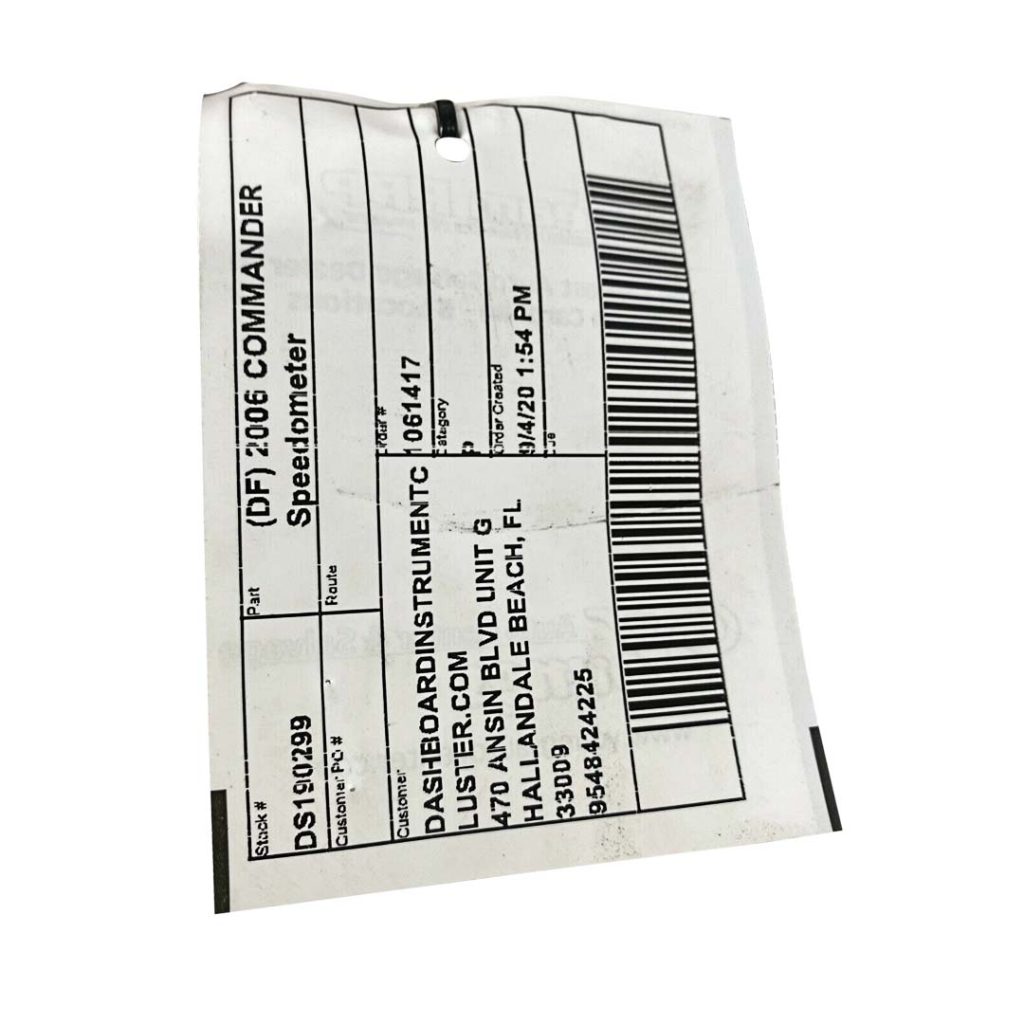 Buy 2006 Jeep Commander Used Instrument Cluster Part #05172901Ah